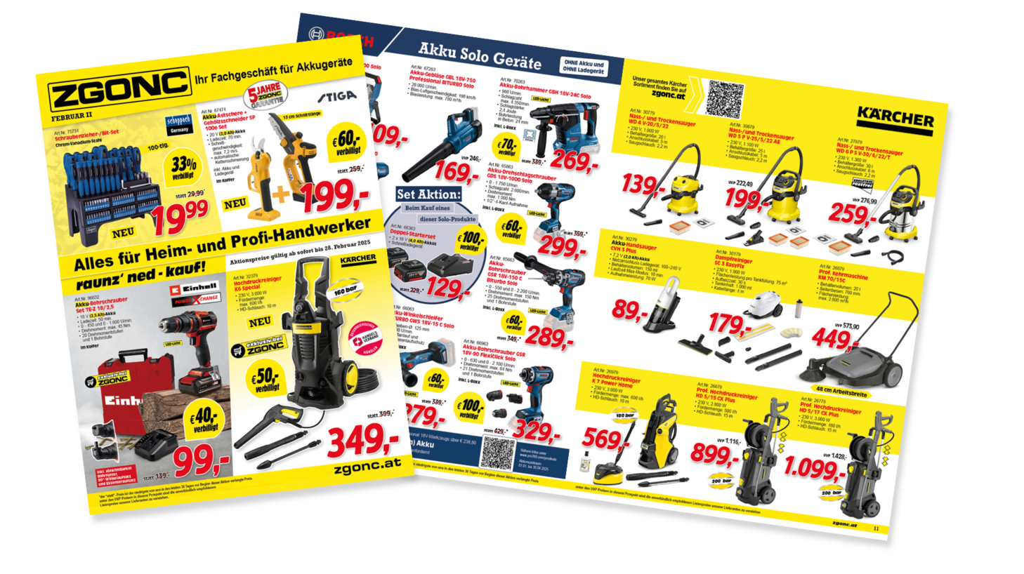 ZGONC - Geschäft für Werkzeuge, Maschinen & Gartengeräte