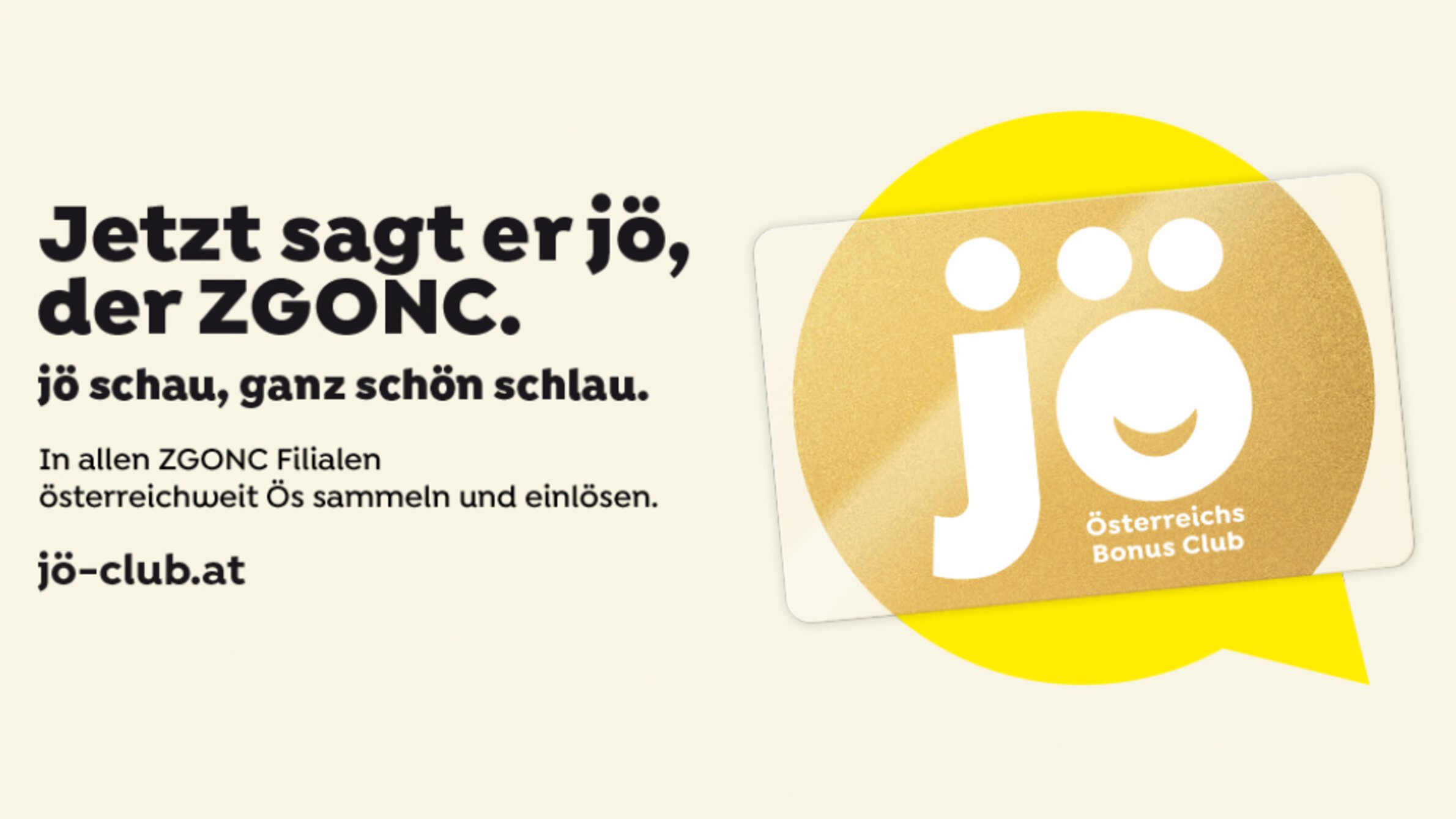 Treue belohnt: JÖ Bonus Club Karte bei ZGONC