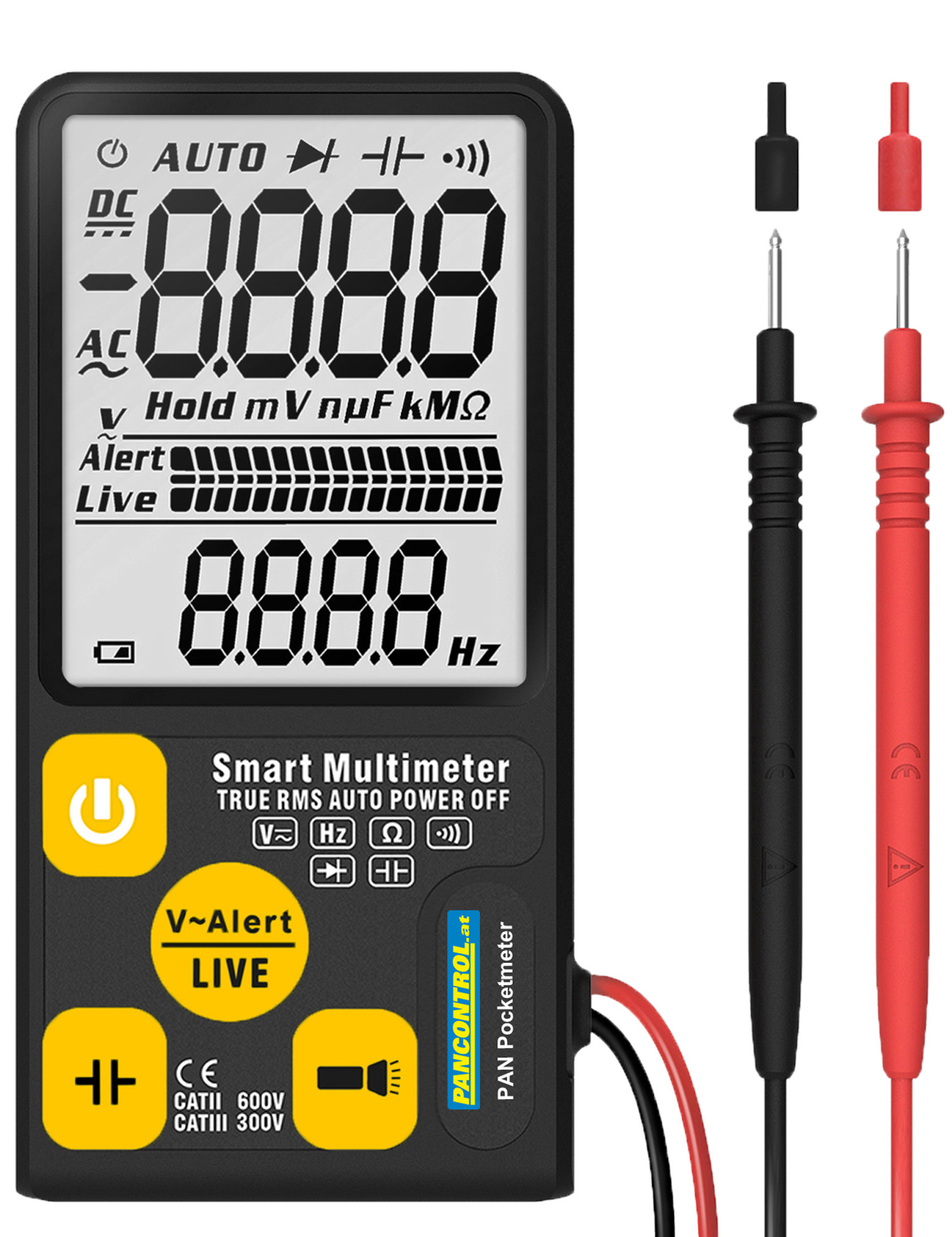 Taschen-Multimeter True RMS 300V CAT III | PANCONTROL