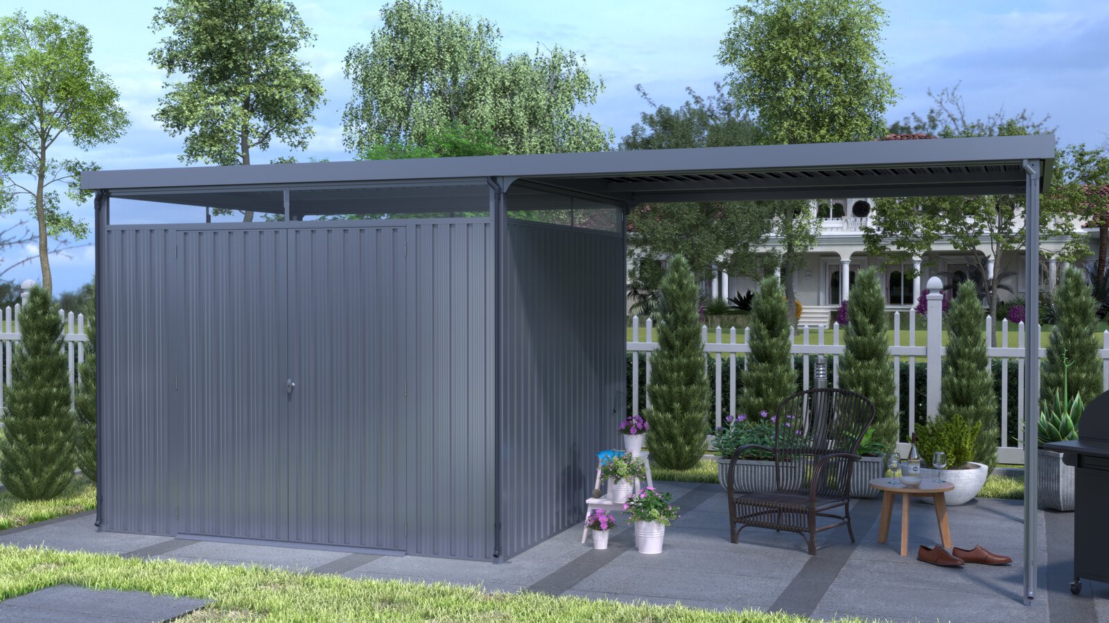 Rheinfelden 108, anthrazit matt, Set | Pergart | ZGONC