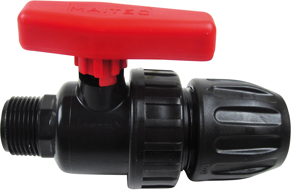 PP-Kugelhahn PM10 32 mm x 1" AG | MAITEC | ZGONC