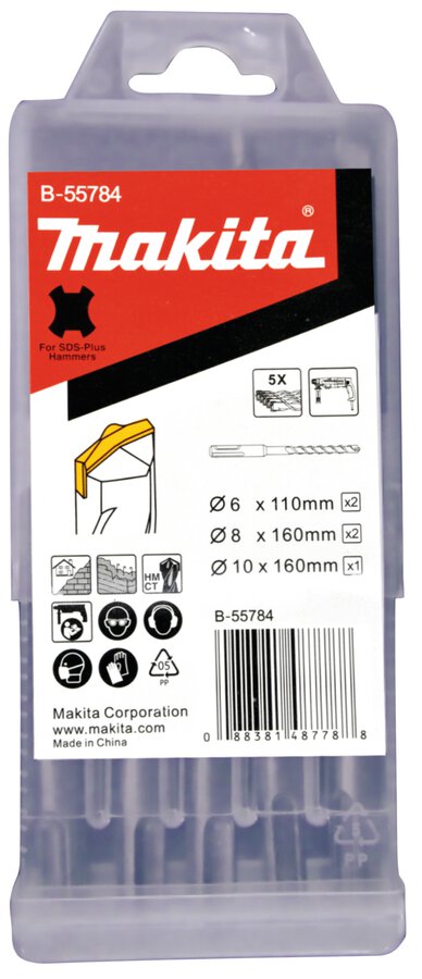 SDS-PLUS Bohrer Set 5-tlg. | MAKITA | ZGONC