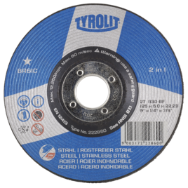 2-in-1 Trennscheiben für Stahl und Edelstahl 150 x 2,5 x
