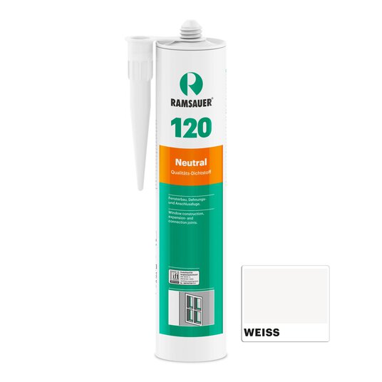 Silikon-Dichtmasse R-SIL-NEUTRAL weiß 310 ml | RAMSAUER