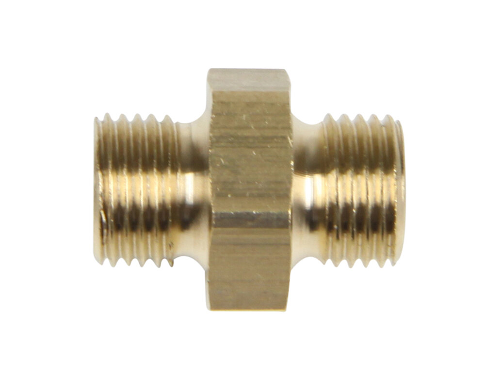 Doppel-Nippel aus Messing 1/8" AG x 1/8" AG | ERBA | ZGONC