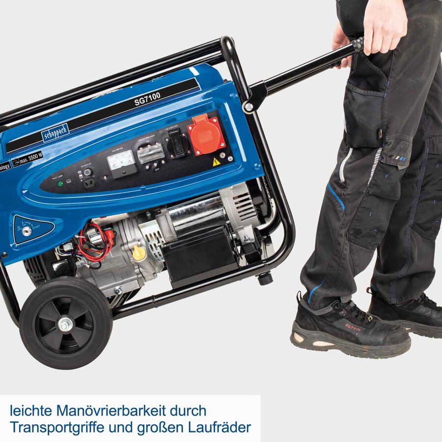 Benzin-Stromgenerator SG7100 | SCHEPPACH | ZGONC
